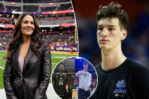 Tracy Wolfsons March Madness Photo With Floridas Oliver Rioux Goes Viral Totalnews