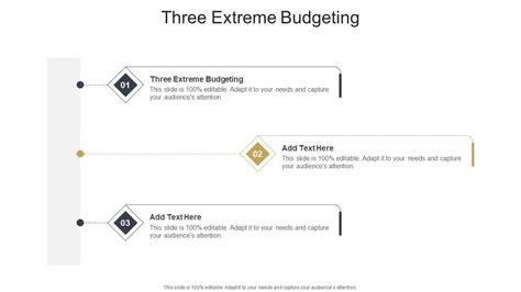 Three Extreme Budgeting In Powerpoint And Google Slides Cpb PPT Slide