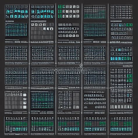 Informatik Terminal Matrix Digital Bits Map Digitalisierung Tastatur Monitor Maus Smartphone