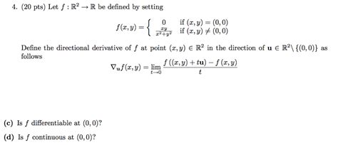 solved let f r 2 rightarrow r be defined by setting f x y