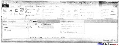 Pseb 9th Class Computer Notes Chapter 5 Introduction To Ms Access