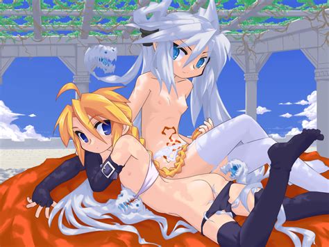 Mofs Silver Haired Twintailed Girl And Girl With A Blonde Braid