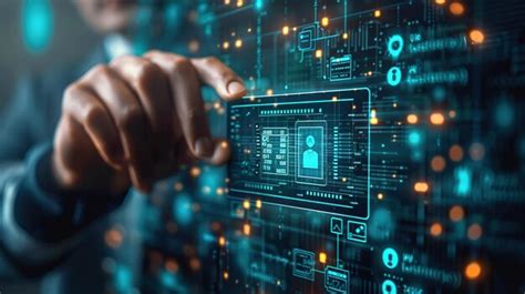 Digital User Interface With Data Visualization Premium Ai Generated Image