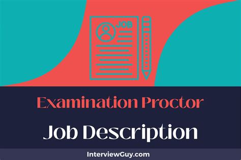 Examination Proctor Job Description Updated For 2026