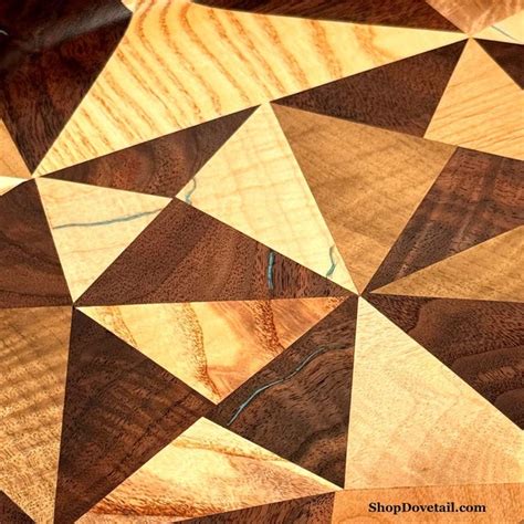 Picasso Wood Platter With Handles