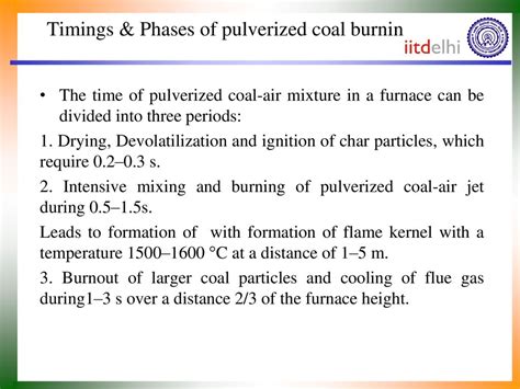 Phases In Combustion Of Travelling Coal Particles Ppt Download