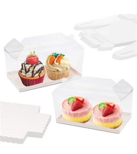 30 Pcs Gable Clear Favor Boxes With Handle For Sale In City Of Industry
