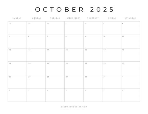Free Monthly Printable Calendar 2025