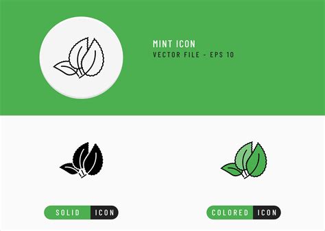 Mint Icon Afbeelding Door Rusmaniah · Creative Fabrica