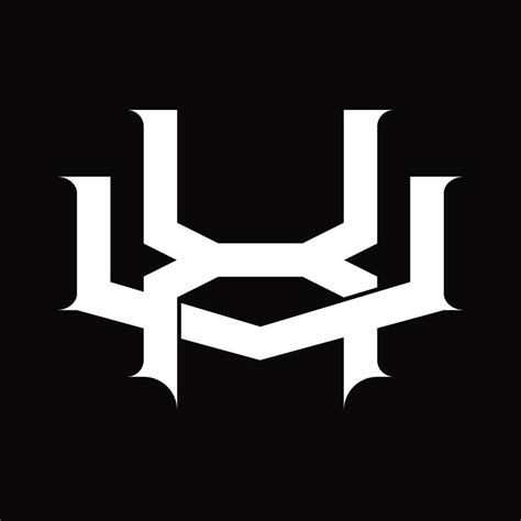 Vx Logo Monogram With Vintage Overlapping Linked Style Design Template