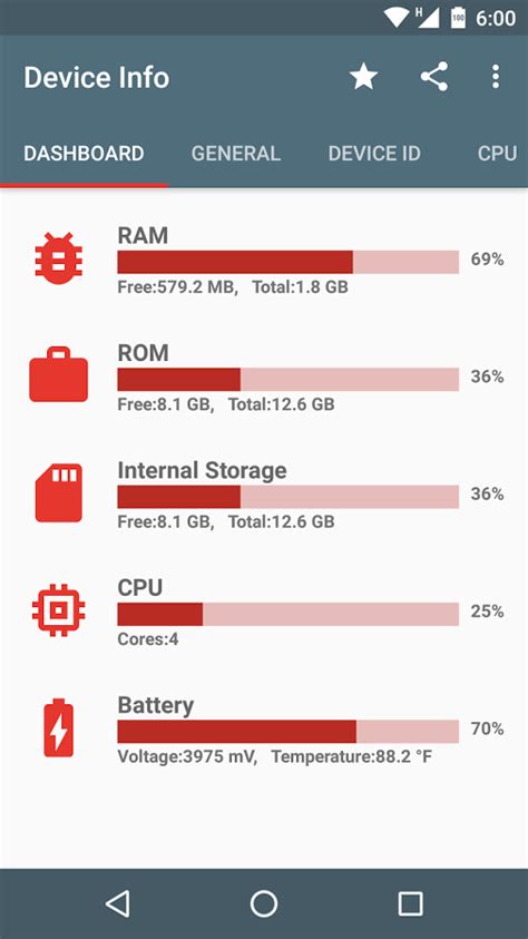 Android Get Mobile Hardware Info Stack Overflow