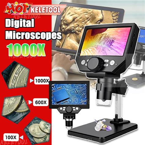 Microscopes Digital Lcd Display Electron Industrial 10 Megapixel Microscopes For Cellphone