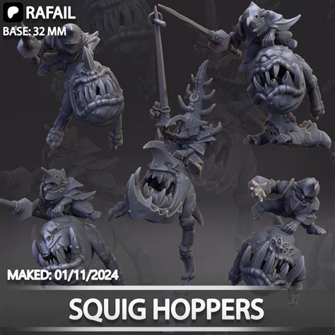 3d File Squig Hoppers 🔨 ・3d Printable Model To Download・cults