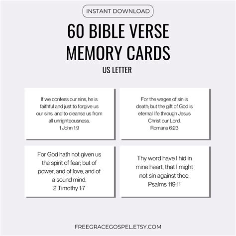 Bible Verse Memory Cards My First Bible Memory Verse Cards