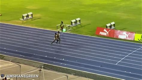 Jazeel Murphy Roshawn Clarke Senior Men 200m All Comers 2023 Youtube