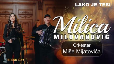Milica Milovanovic And Ork Mise Mijatovica Lako Je Tebi Cover 2023