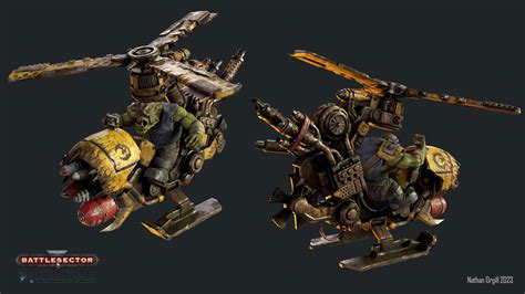 Deffkopta Art By Nathan Orgill 40k Gallery