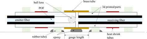 Schematic Showing The Cross Section View Of The LPOF Sensor Download Scientific Diagram