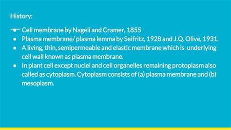 Plasma Membrane Structure And Function Ppt