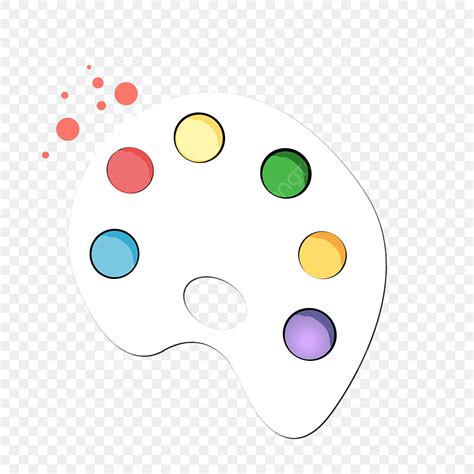 미술 용품 팔레트 요소는 시중에서 구입할 수 있습니다 팔레트 미술 용품 빨간색 Png 일러스트 및 벡터 에 대한 무료 다운로드 Pngtree