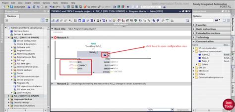 Transferring Data Across Plc Systems Tsend C And Trcv C
