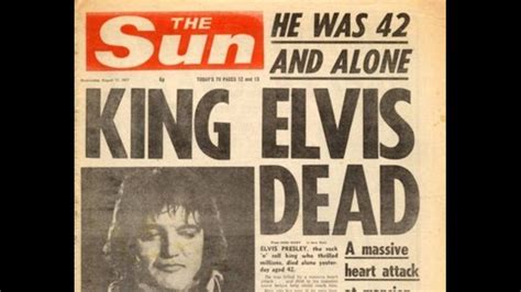 Blog On This Day In History Elvis Dies