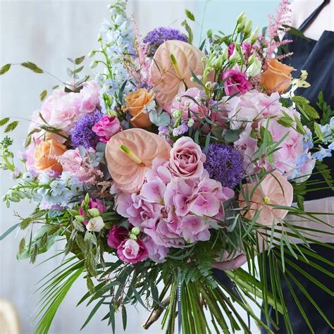 Hand Tied Bouquet Made With Beautiful Fresh Flowers