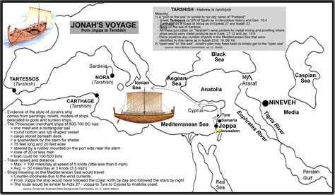 Printable Map Of Jonahs Journey
