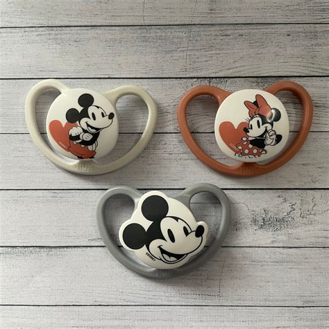 Nuk Mickey Minnie Mouse Reborn Magnetic Dummy Self Fit Magnet Granny Ps Reborn Nursery