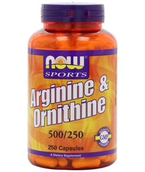 ارجينين اورنيثين 500250 250 كبسولة