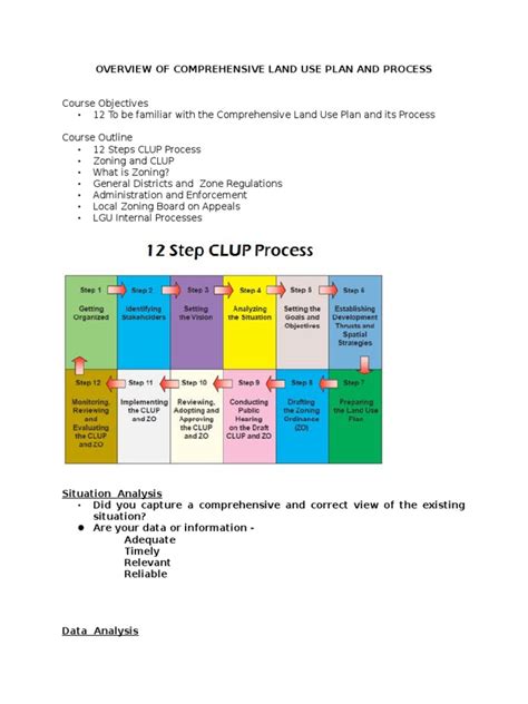 Comprehensive Land Use Plan And Process Pdf Zoning Local Ordinance
