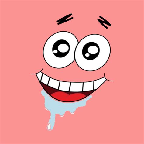 Patrick Star Drooling Spongebob And Patrick Pillow Teepublic