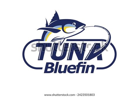 Tuna Label Logo Bluefin Tuna Label Stock Vector Royalty Free