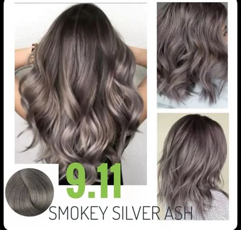 Bremod Hair Color 911 Smokey Silver Ash Lazada Ph