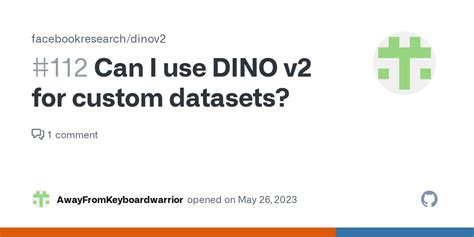 Can I Use Dino V2 For Custom Datasets · Issue 112 · Facebookresearchdinov2 · Github