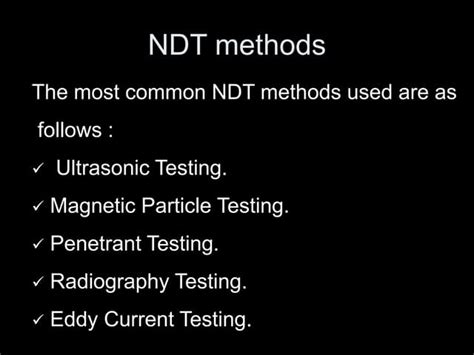 Ndt Method Pdf Physics Science