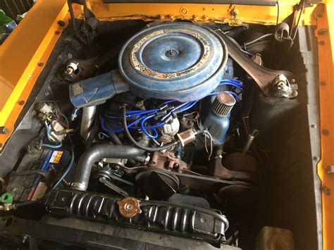 1970 Xr7 Convertible Engine Bay Classic Cougar Maintenance