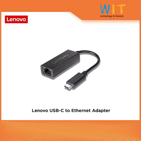 Lenovo Usb C To Ethernet Rj45 Lan Gigabit Adapter Shopee Malaysia