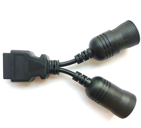 Otkefdi Automotive Diagnostic Tool 6 9pin J1708 J1909 Heavy Duty Diesel Truck Cable 1 Piece
