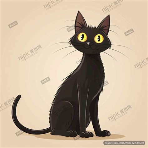 Ai创作图卡通小黑猫 黑猫图片 黑猫素材 手绘黑色小猫 宠物猫插画 猫咪卡通插画 漫画猫咪插画 卡通猫咪插画 卡通插画猫 蹲着的黑猫 卡通猫插画 开心的猫插画 扁平插画小猫 晒太阳的猫插画