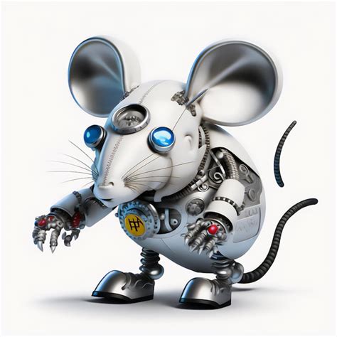 Premium Photo A Tiny Robot Mouse