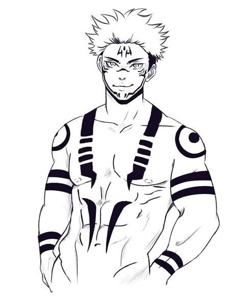 Sukuna Full Body Tattoo
