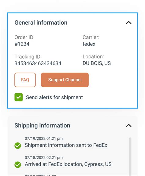 Shopify Order Status Tracker App