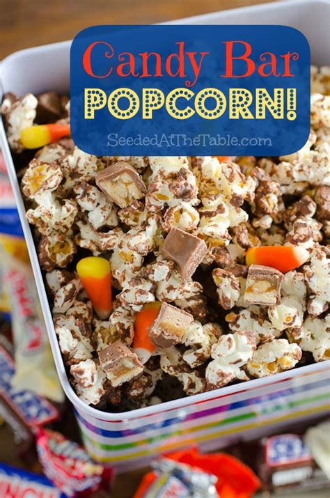 Chocolate Candy Bar Popcorn