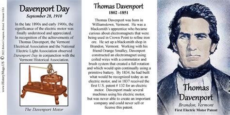 Davenport Thomas Scientist Inventor HistoryMugs Us