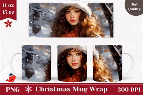 Winter Girl Mug Sublimation Design Graphic By Ailirel Design · Creative