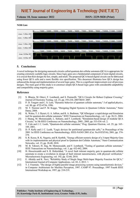 Design And Analysis Various Basic Logic Gates Usingquantum Dot Cellular Automata Qca Pdf