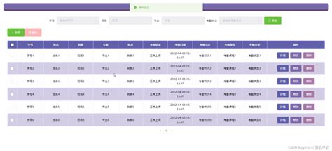 springboot java php node python大学生学业预警系统【计算机毕设】 学生成绩预警系统 csdn博客