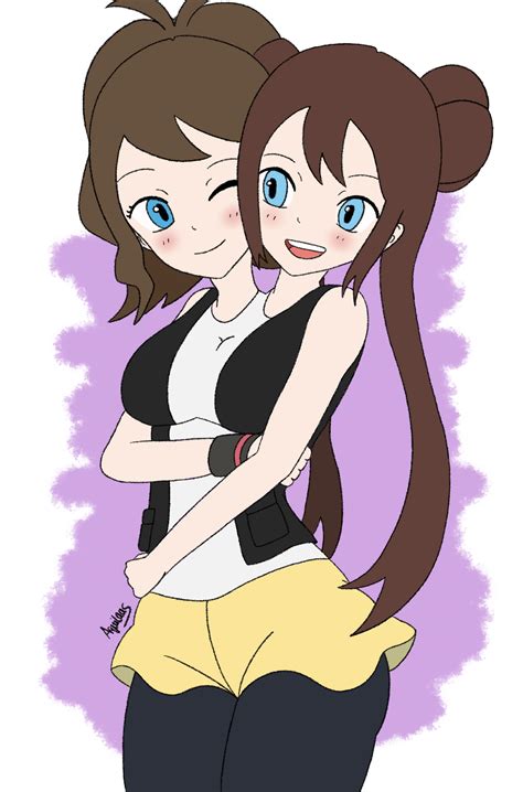 [comm] Pokemon Hilda X Rosa Self Love By Probablyaquilaas On Deviantart