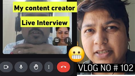 My Content Creator Live Interviews 😬🙂vlog Minivlog Dailyvlog Interview Komicaltale 7 Youtube